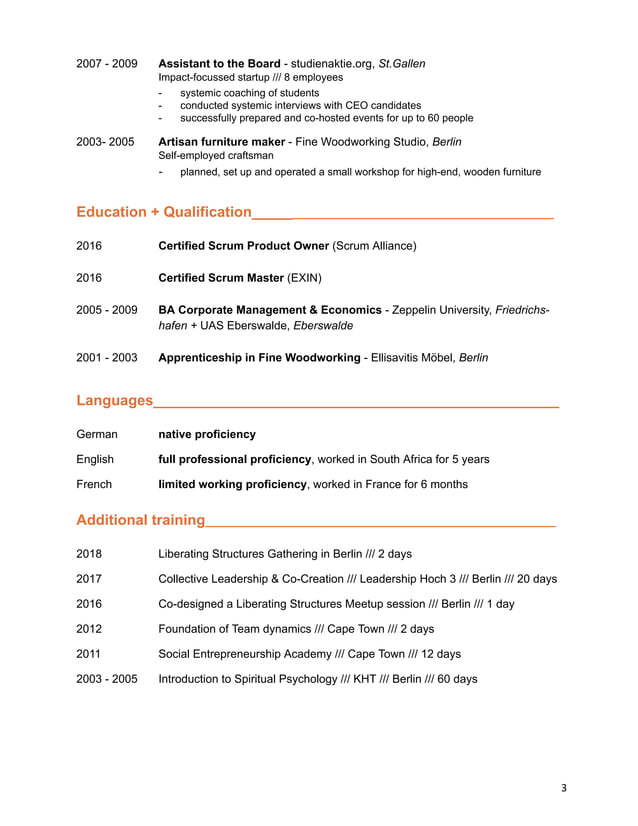 CV Florian Lucke | PDF