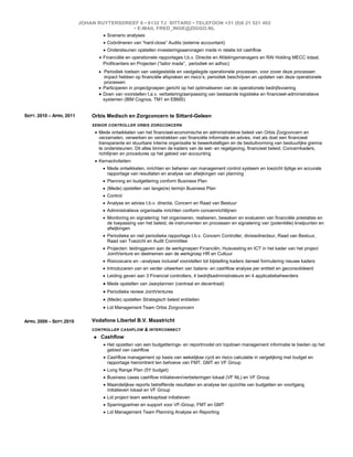 Cv Fred Meisen Update 02082011 | DOCX | Business Administration | Business