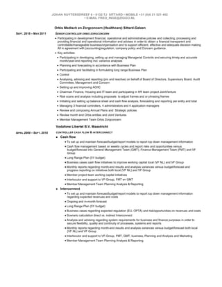 Cv Fred Meisen Update 02082011 English | PDF