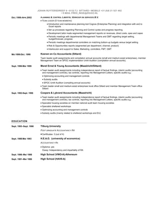 Cv Fred Meisen Update 02082011 English | PDF