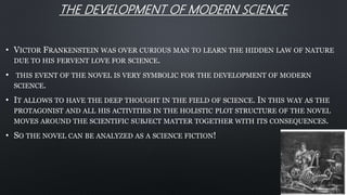 Frankenstein and scientific fiction | PPT