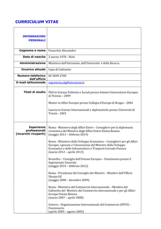 Carlo Salmaso 4. Cv fusacchia | PDF