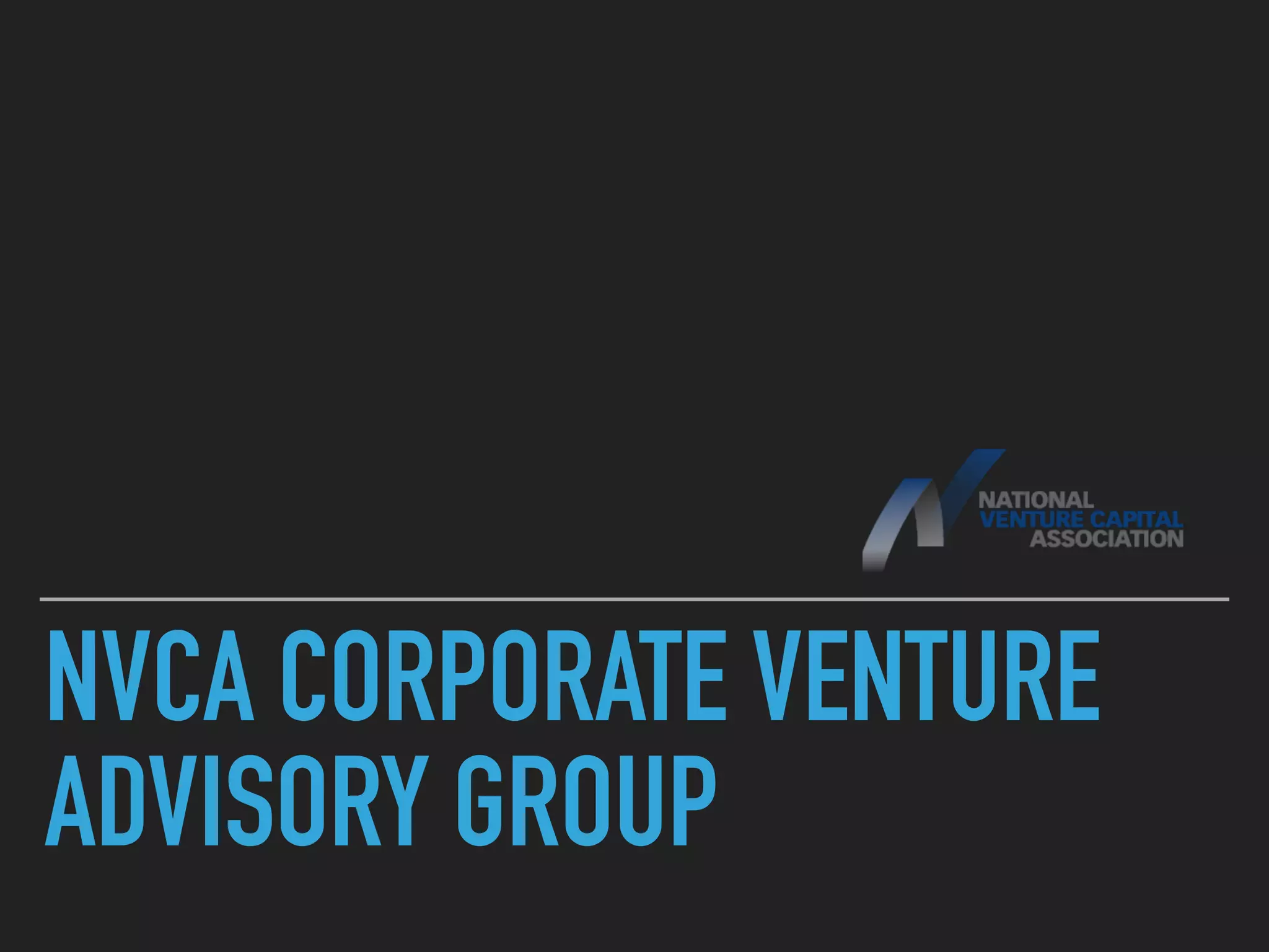 NVCA Corporate Venture Group | PDF | Venture Capital | Business Banking ...