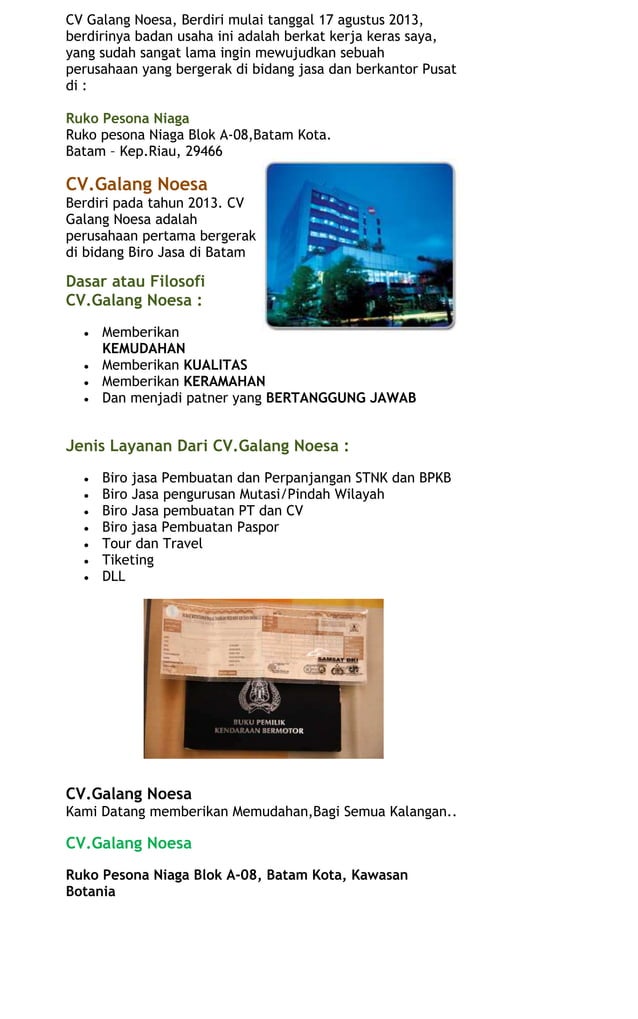 Cv galang noesa | DOCX