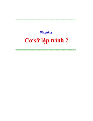 C# và giao diện | PDF