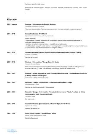 Cv grasu nicoleta_ro | PDF