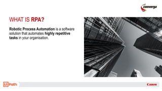 Accelerate your Business Recovery with RPA | Converga | PPT