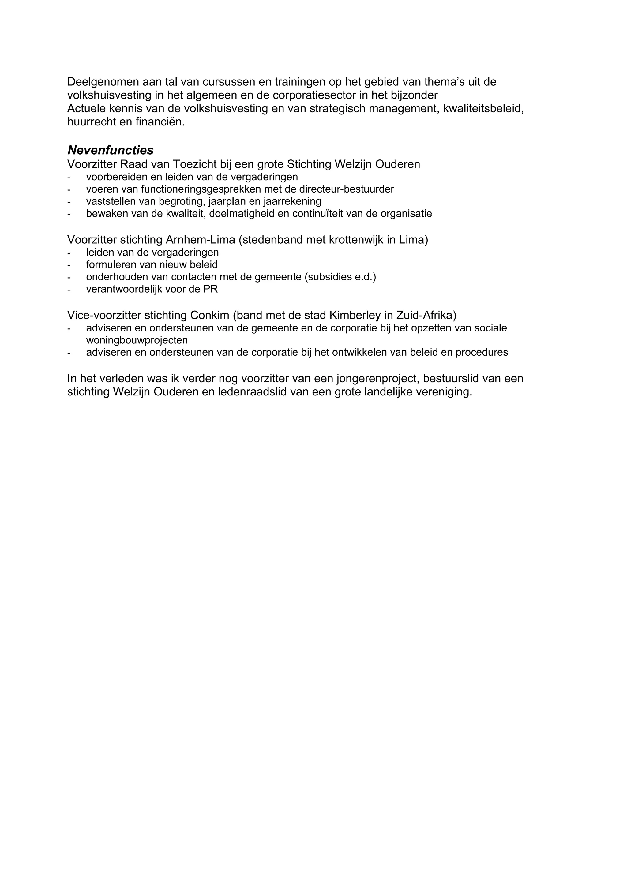 Cv Hans Suurmond | DOC