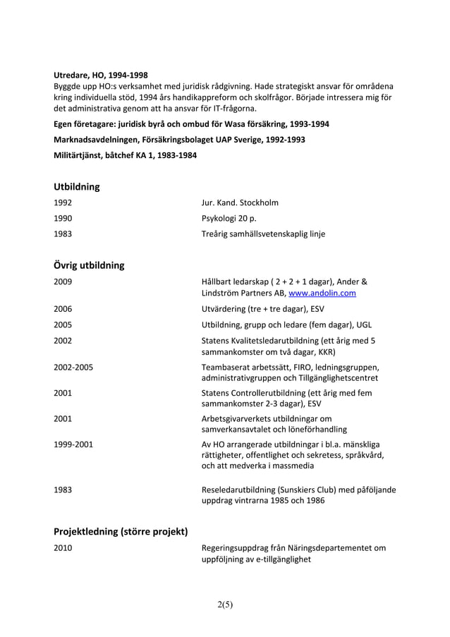 Cv hans von axelson 11 12-28 | PDF