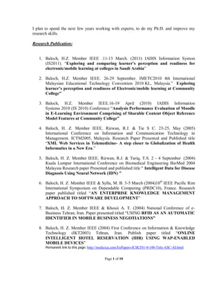 Cv hasnain acad12 | PDF | Education industry | Industries