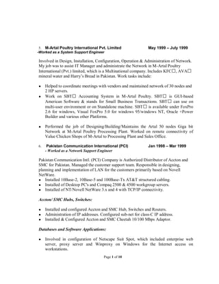 Cv hasnain acad12 | PDF