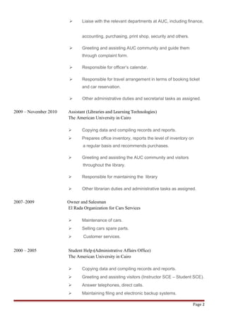 Cv Hassem Gouda | DOC