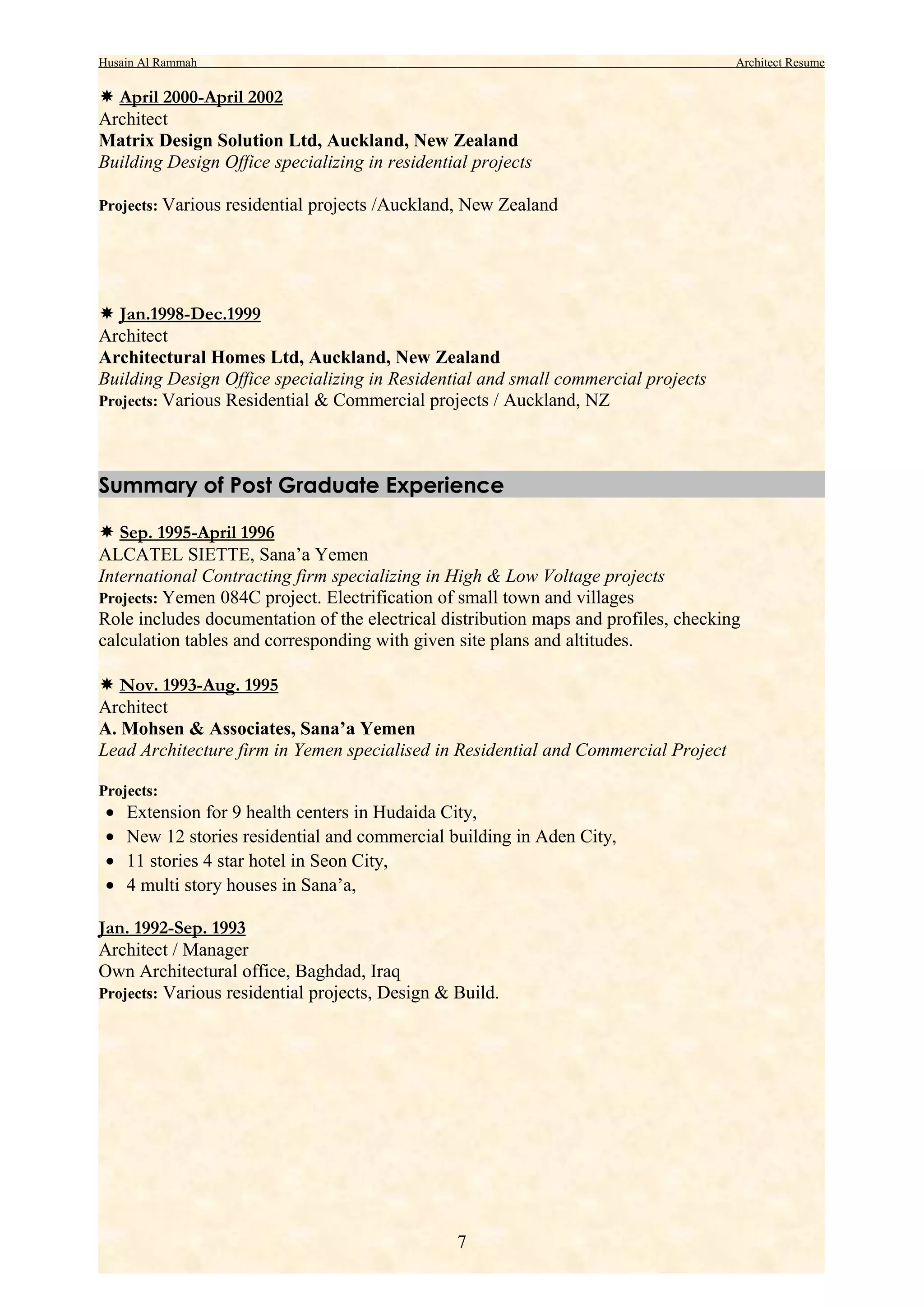 CV Husain al rammah jul. 2019 | DOC