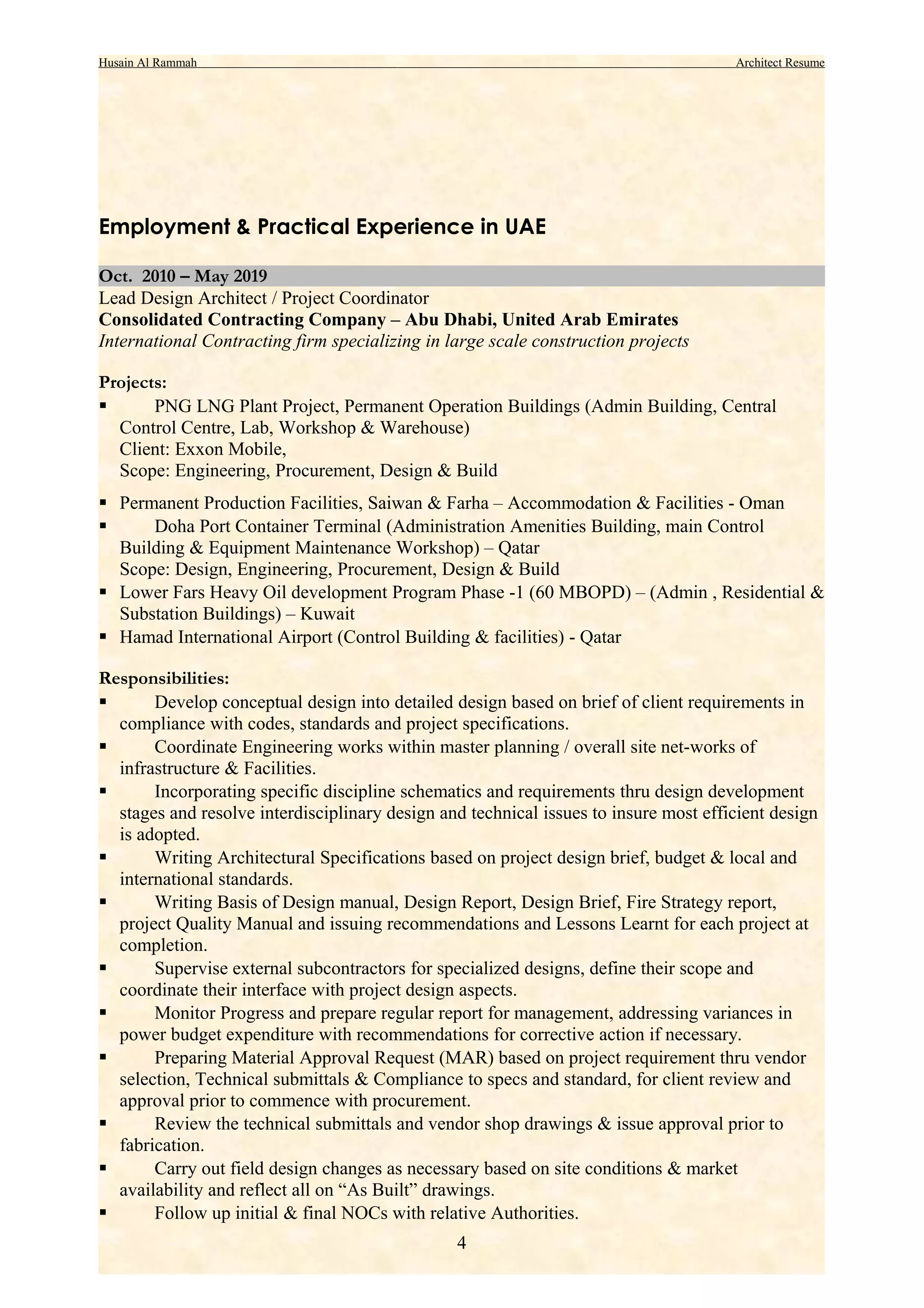 CV Husain Al-Rammah | DOC