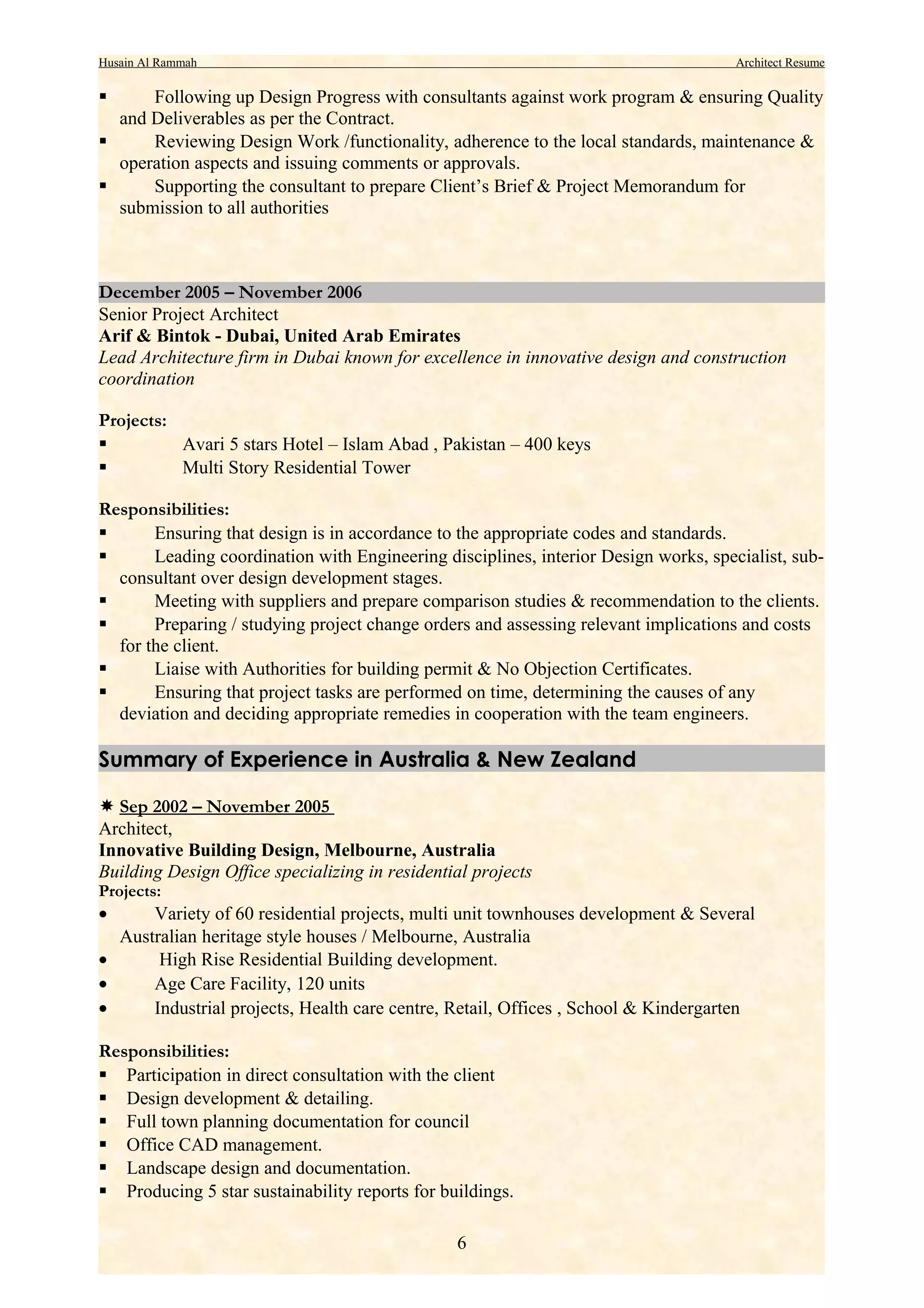 CV Husain Al-Rammah | DOC