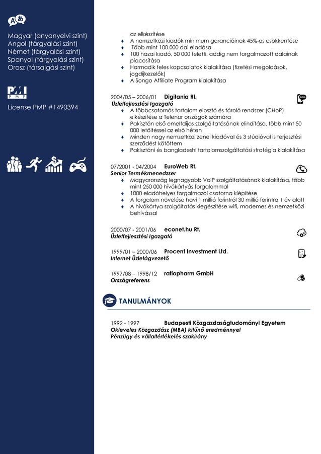 Magyar önéletrajz | PDF