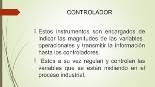 Instrumentacion industrial | PPT