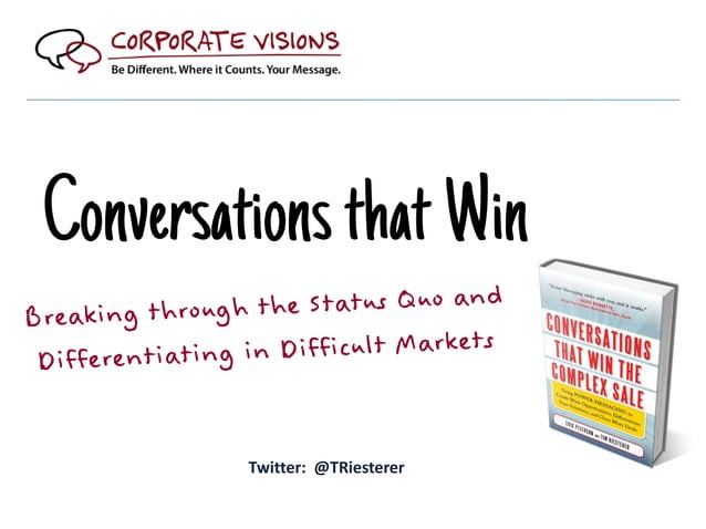 Conversations that Win Executive Insights | PPT