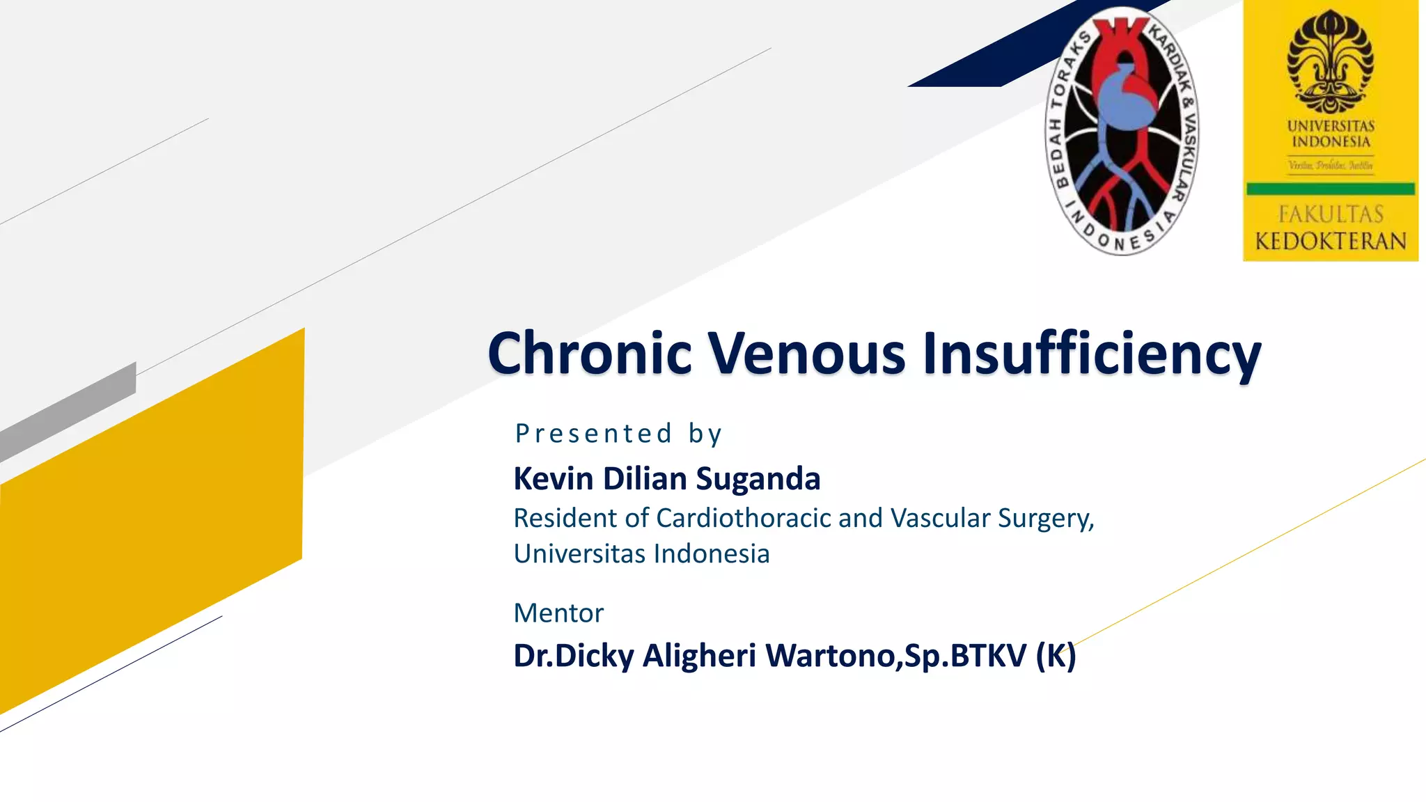 Chronic Venous Insufficiency Ppt