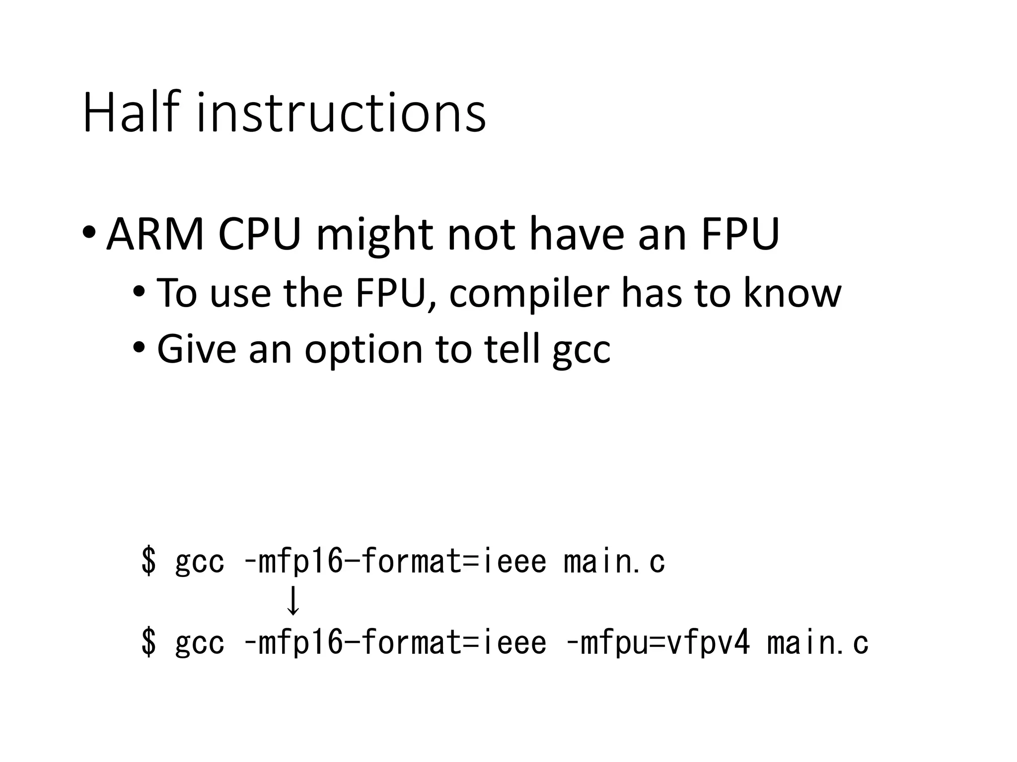 Cvim half precision floating point | PPT