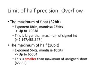 Cvim half precision floating point | PPTX