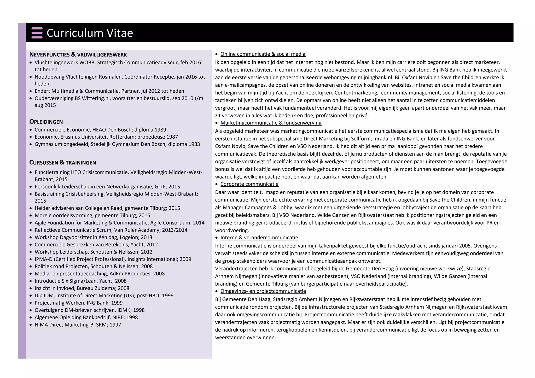 Competentie cv - Inez Endert | PDF