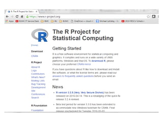 Using R Software for Statistics in Lab Science | PDF | Computing ...