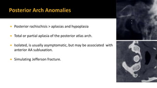 Cranio vertebral junction anomalies | PPTX