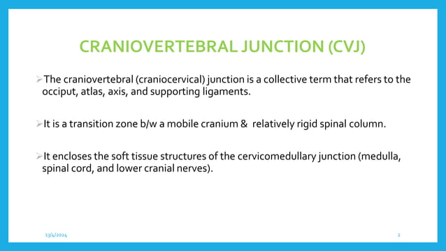 CRANIO VERTEBRAL JUNCTION RADIOLOGICAL ANATOMY .pptx