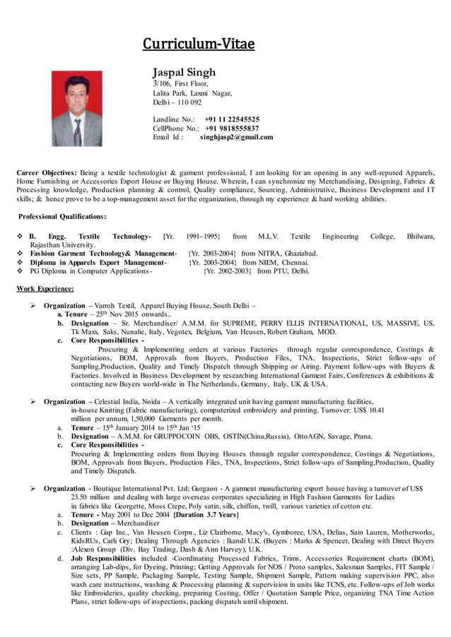 CV JASPAL SINGH | PDF