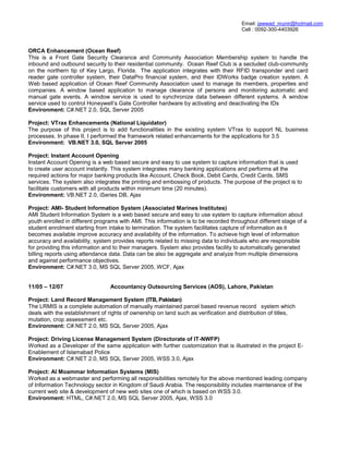 Cv Jawad Munir | PDF