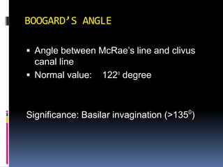imaging of the craniovertebral junction | PPTX