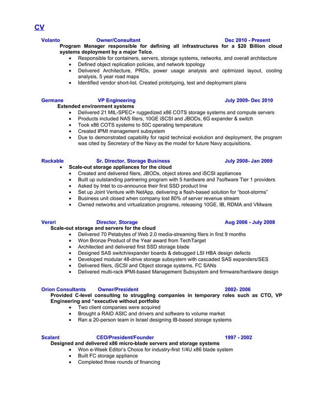 Jim O Reilly Resume | DOC | Computing | Technology & Computing