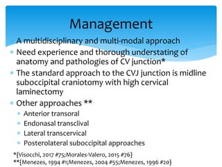 Soft tissue lesions involving cranio-vertebral junction | PPTX