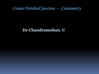 Cvjunction-craniometry | PPT