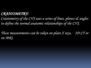 Cvjunction-craniometry | PPT