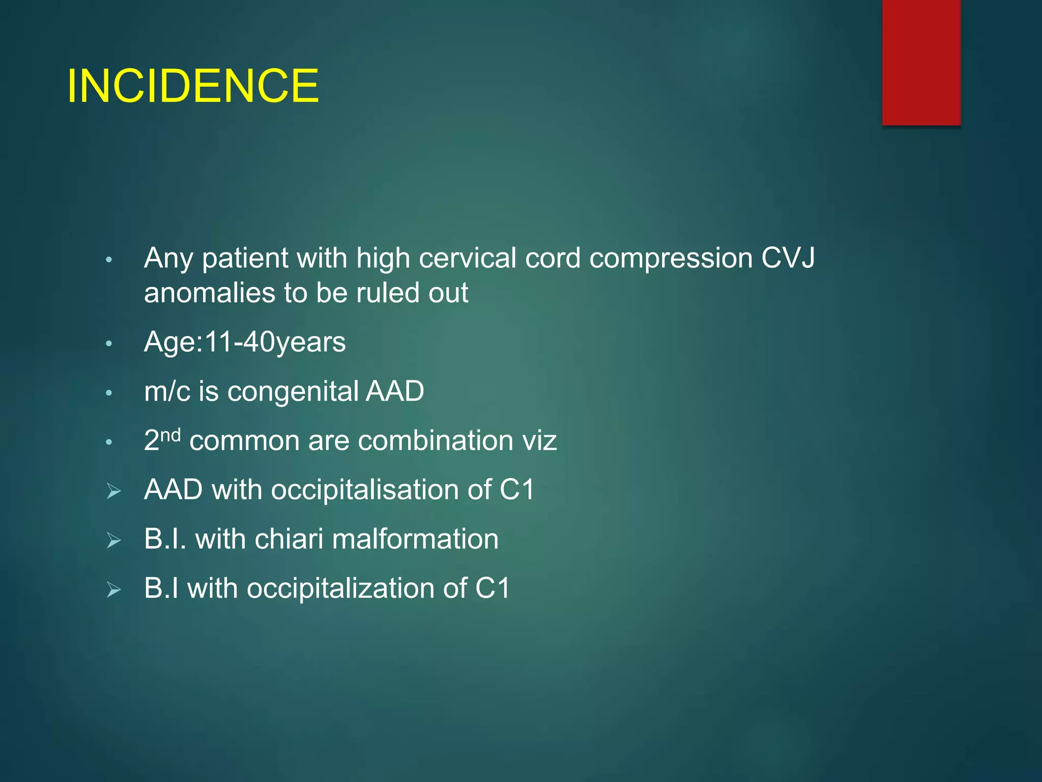 CRANIOVERTEBRAL JUNCTION ANATOMY, CRANIOMETRY, ANAMOLIES AND RADIOLOGY ...