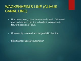 CRANIOVERTEBRAL JUNCTION ANATOMY, CRANIOMETRY, ANAMOLIES AND RADIOLOGY ...