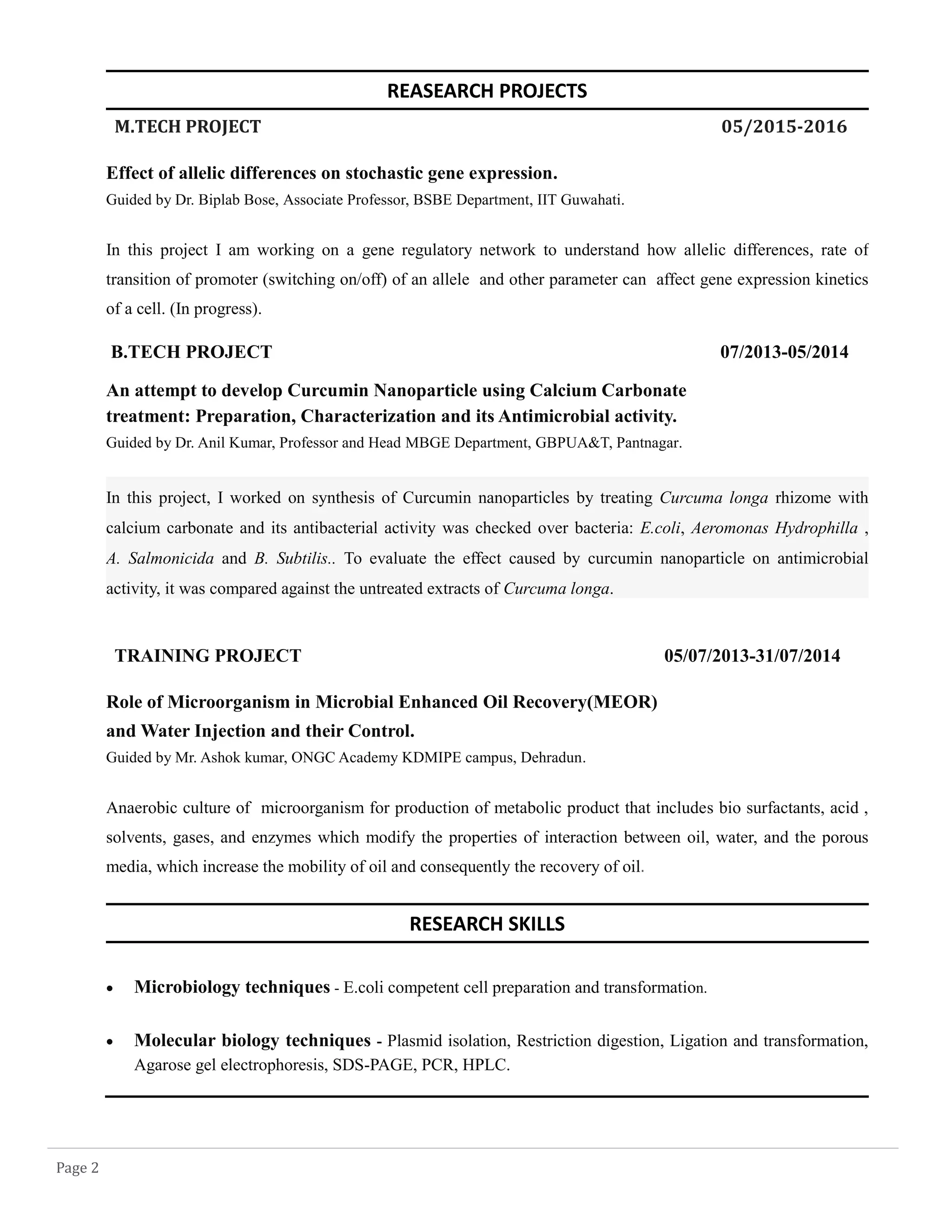 Cv kaushalesh gupta | PDF