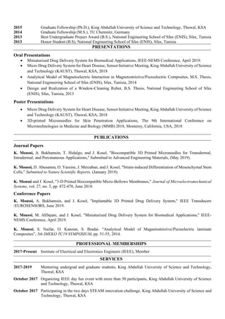 CV Khalil Moussi | PDF | Physics | Science