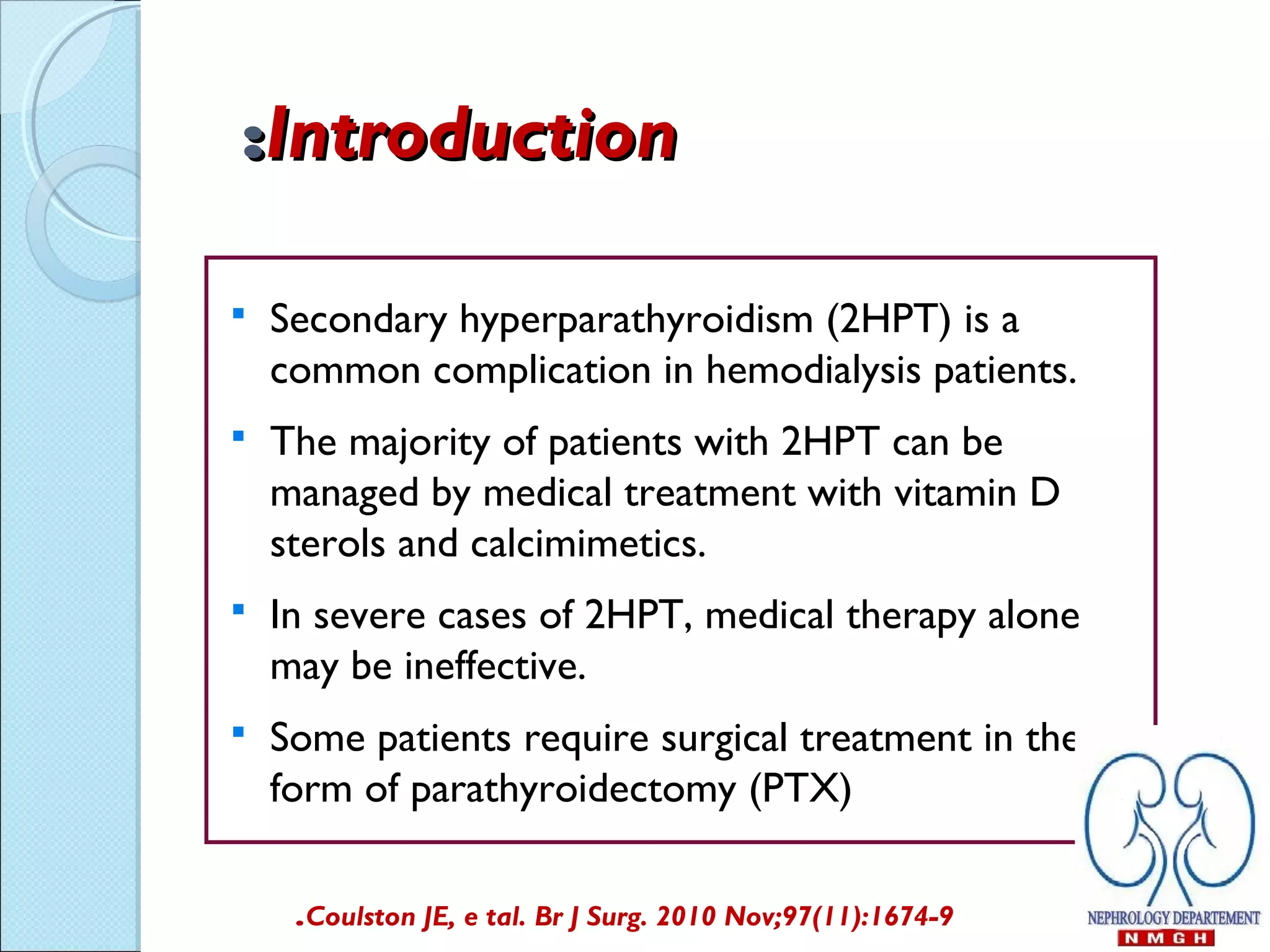 Parathyroidectomy | PPT