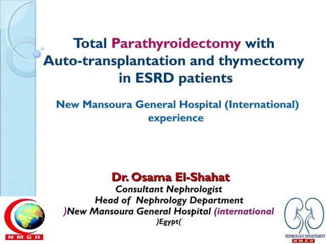 Parathyroidectomy | PPT | Thyroid Disorders | Endocrine and Metabolic ...