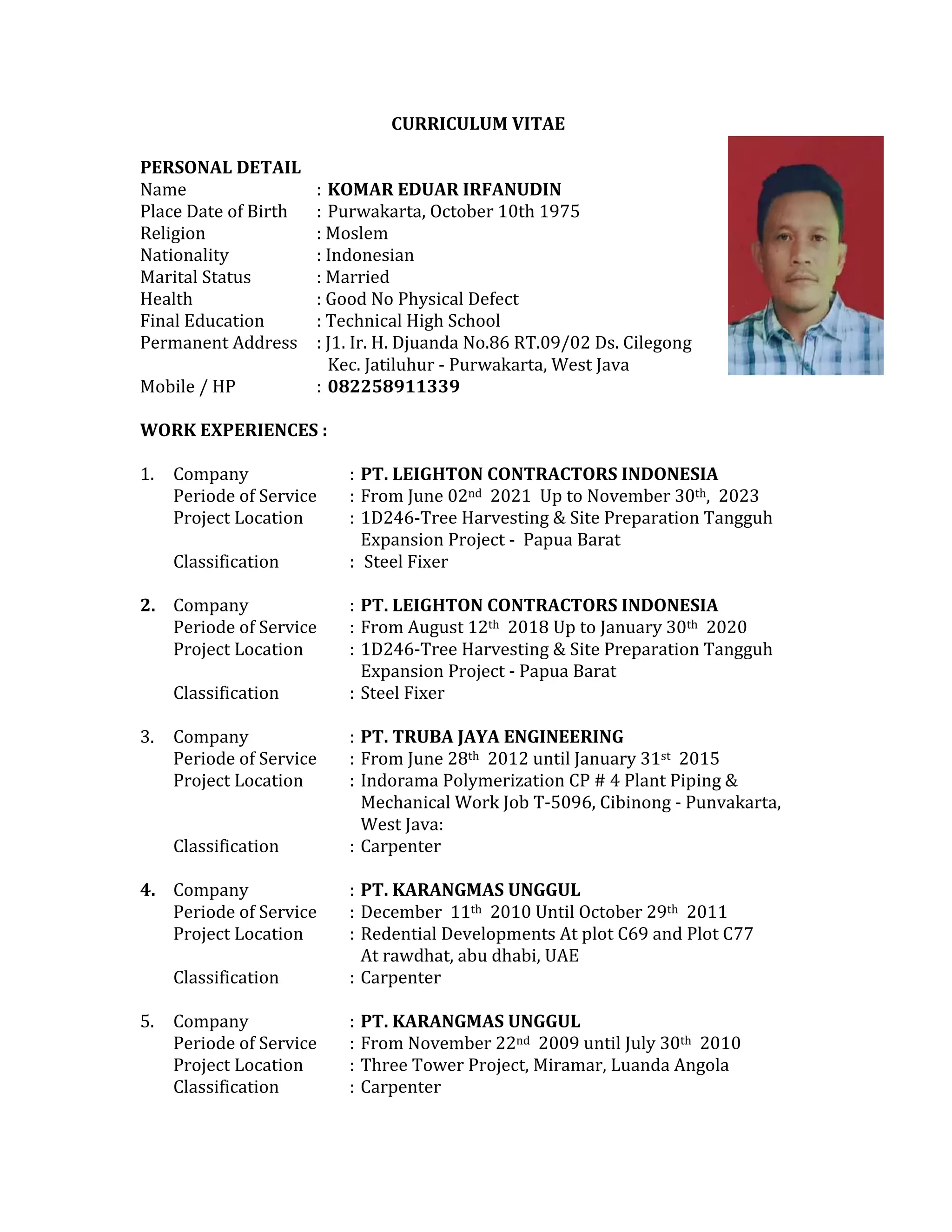 CV Komar Eduar Irfanudin.pdf