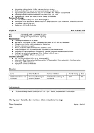 Resume | PDF