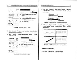 [Cvl] desain konstruksi dgn sap2000 v9 | PDF