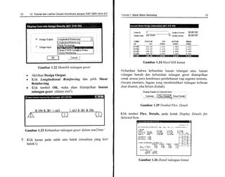 [Cvl] desain konstruksi dgn sap2000 v9 | PDF