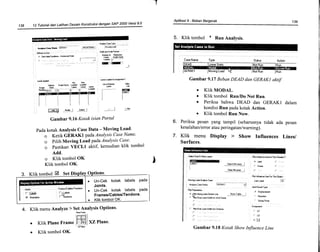 [Cvl] desain konstruksi dgn sap2000 v9 | PDF