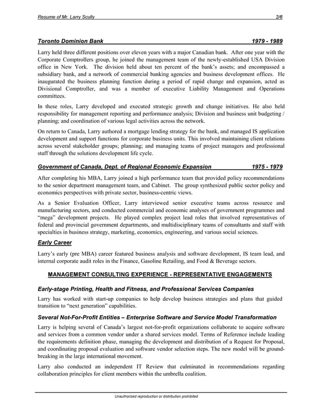 Cv Larry Scully | PDF