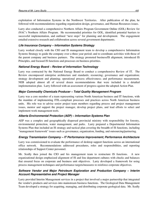 Cv Larry Scully | PDF