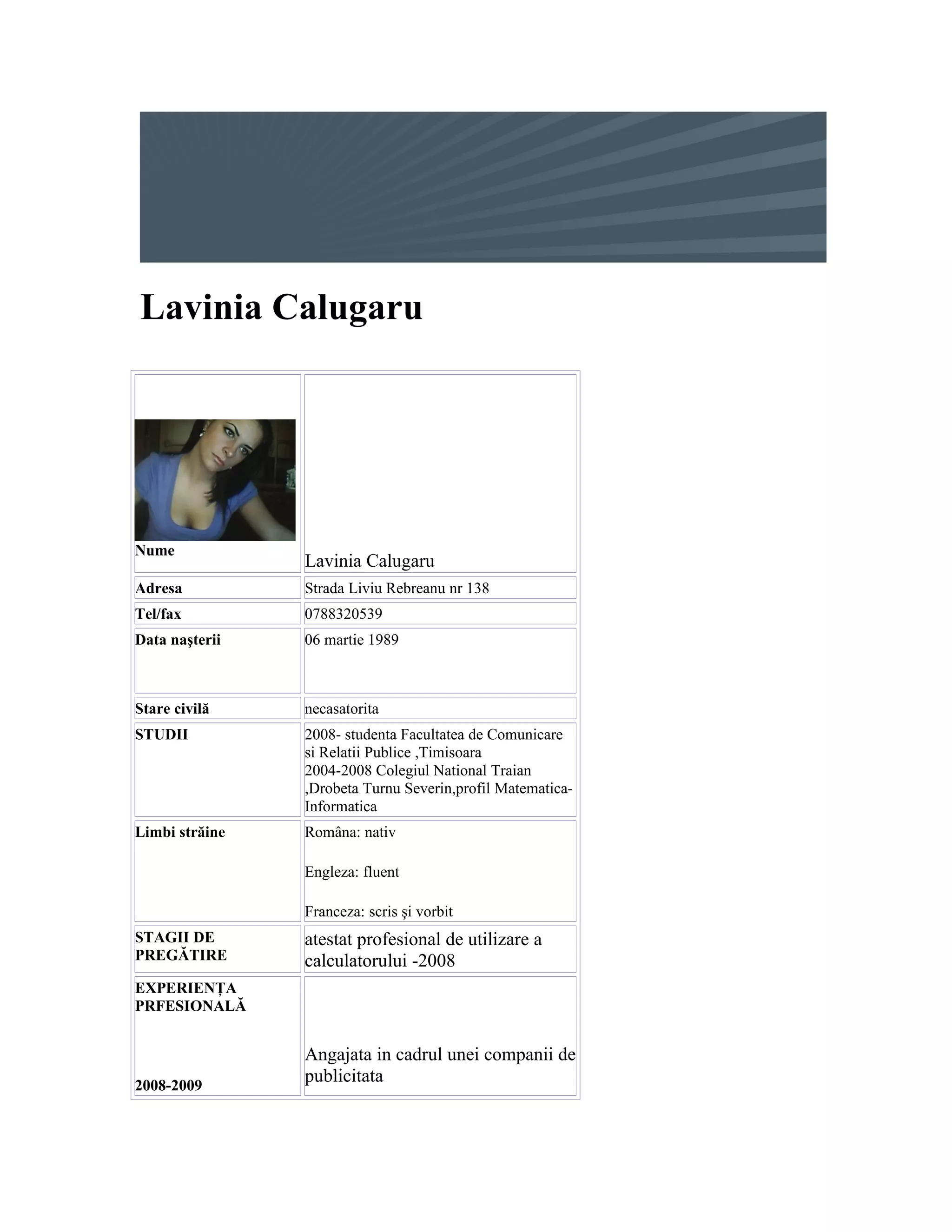 lavinia calugaru | DOC